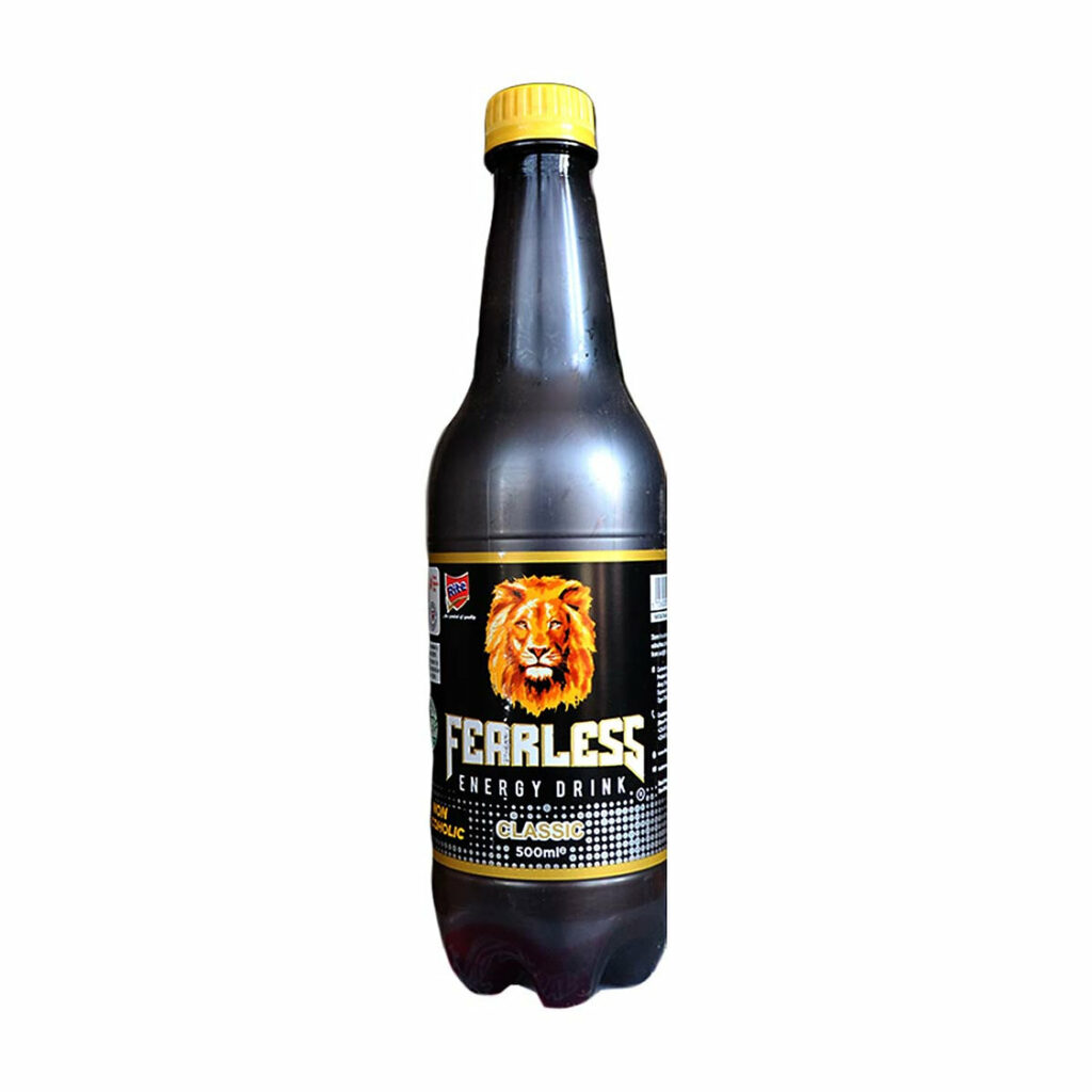 Fearless energy drink non-alcoholic classic 500ML Bottle – Tropische ...